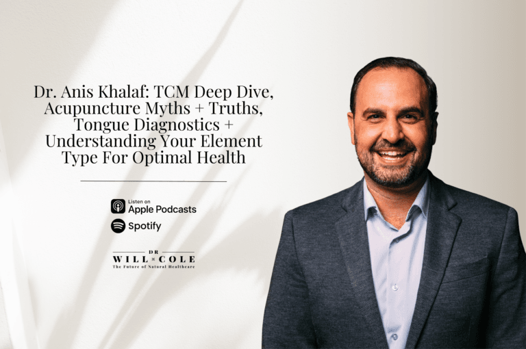 Dr. Anis Khalaf: TCM Deep Dive, Acupuncture Myths + Truths, Tongue ...
